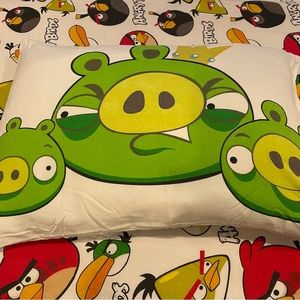angry birds | Bedding | Angry Birds Twin Sheets And Fleece Twin Blanket ...